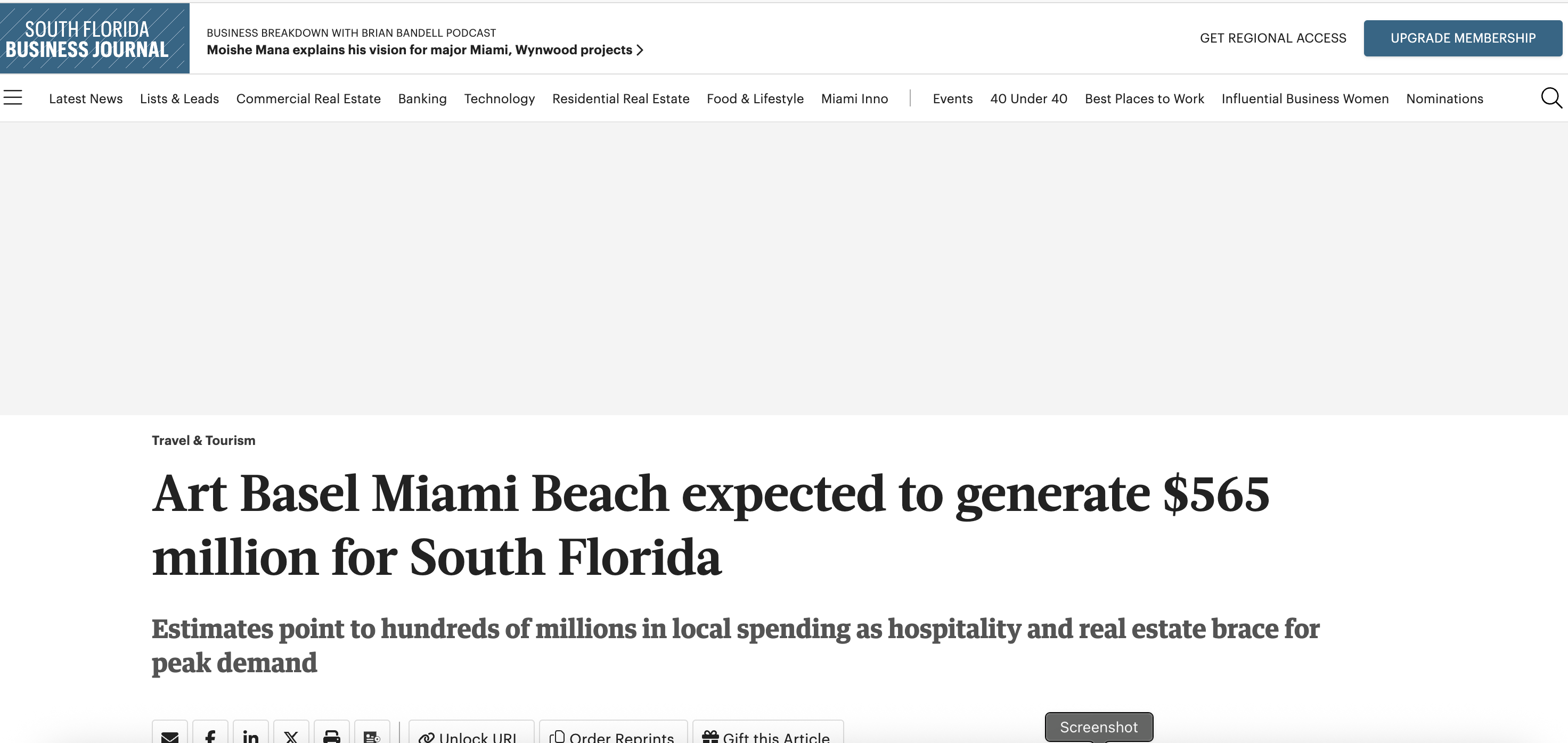 Art Basel Miami Beach expected to generate $565 million for South ...